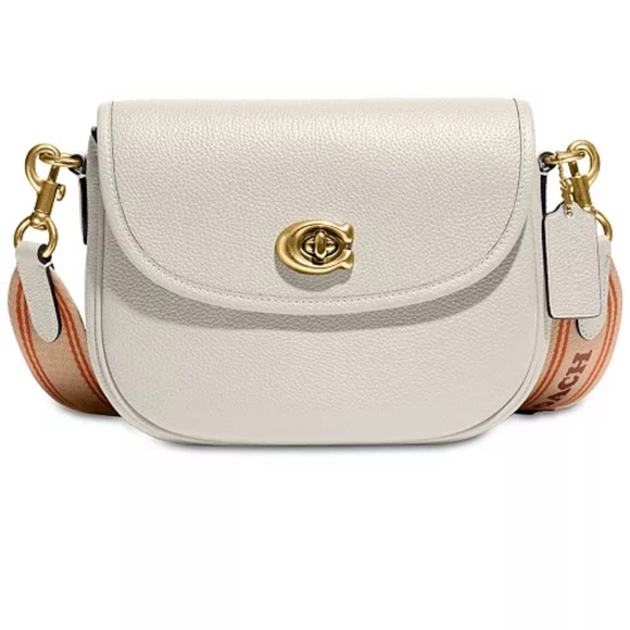 Coach | Bags | Coach Willow Saddle Bag Chalk New | Poshmark